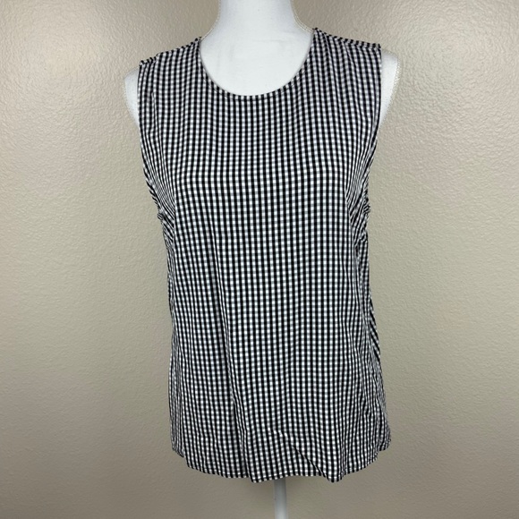 POPSUGAR | Tops | Popsugar Black And White Checkered Tank Top | Poshmark